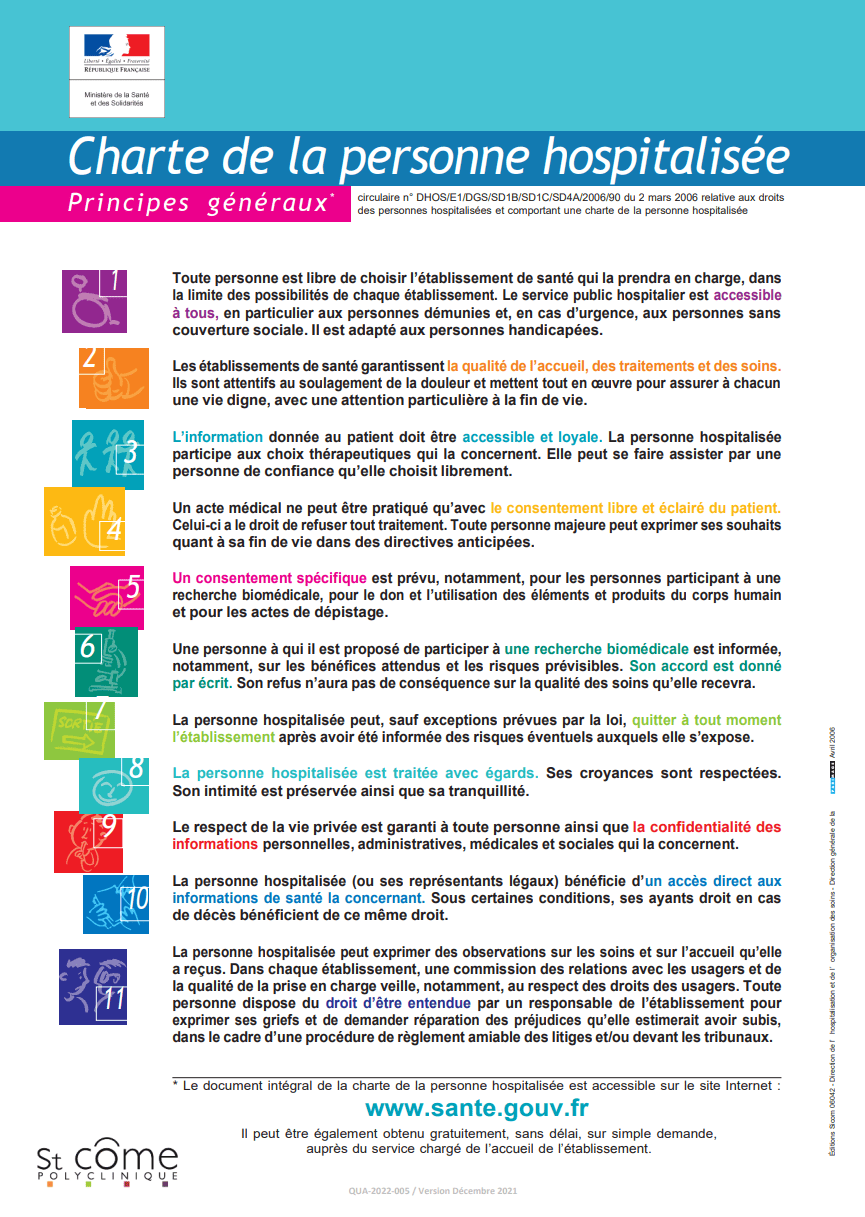 Vos droits et vos démarches - St Côme